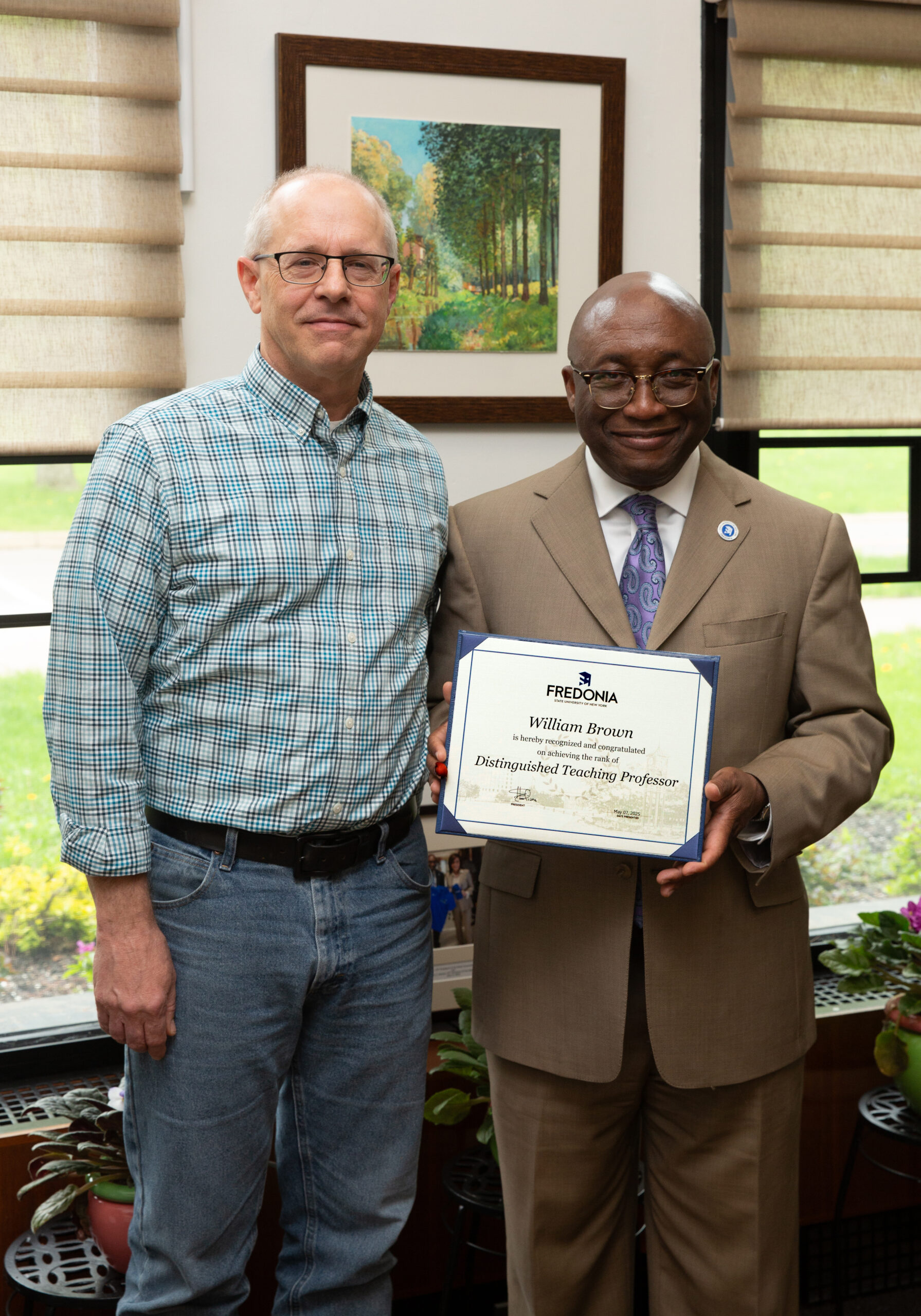 Brown named SUNY Distinguished Teaching Professor | News, Sports, Jobs ...